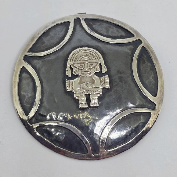 Fine Jewelry | Jewelry | Vintage Viracocha Peruvian Peru Inca Large ...